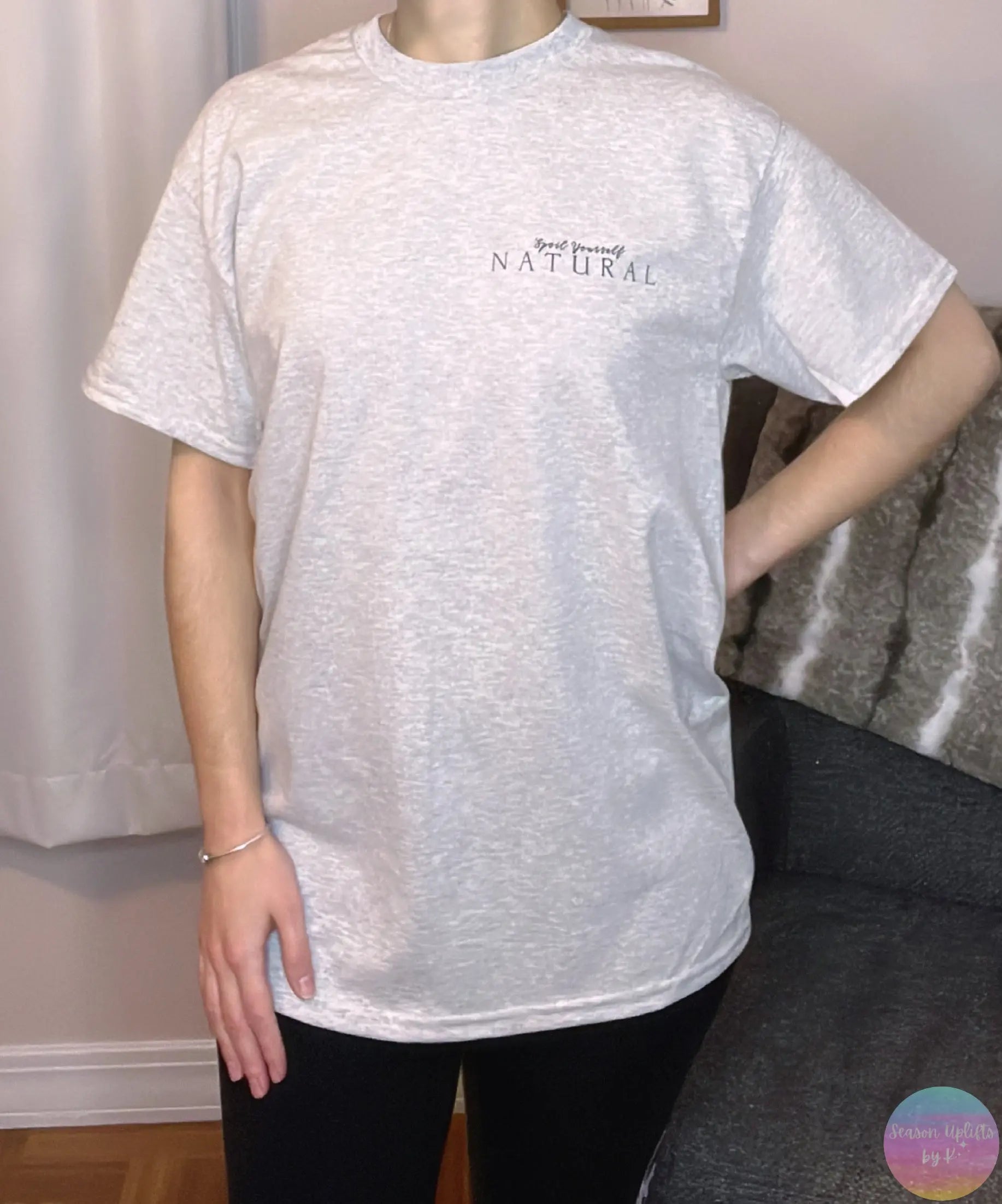 SYN Custom Merch T-shirts Ash Grey – Season Uplifts by K